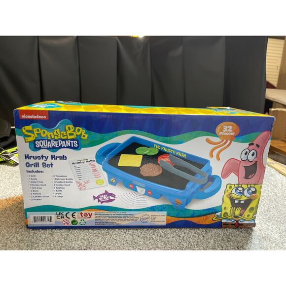 Nickelodeon | Toys | Spongebob Squarepants Krusty Krab Grill Set Sizzle ...